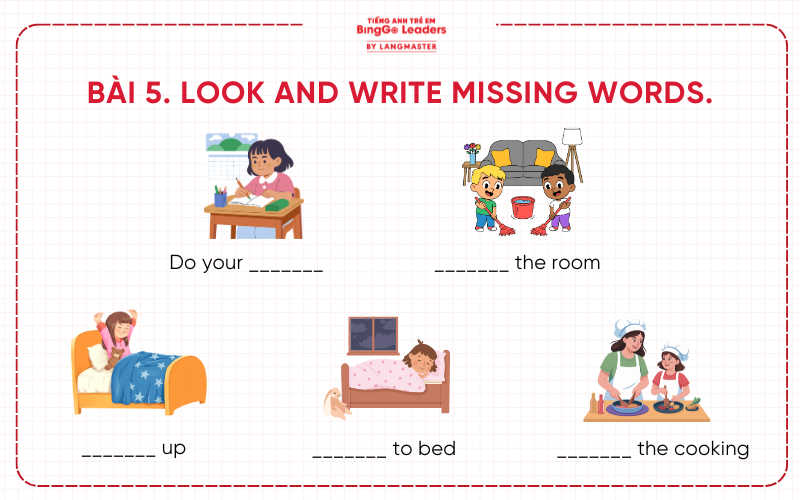 TỔNG HỢP BÀI TẬP TIẾNG ANH LỚP 3 CHƯƠNG TRÌNH SMART START CÓ ĐÁP ÁN