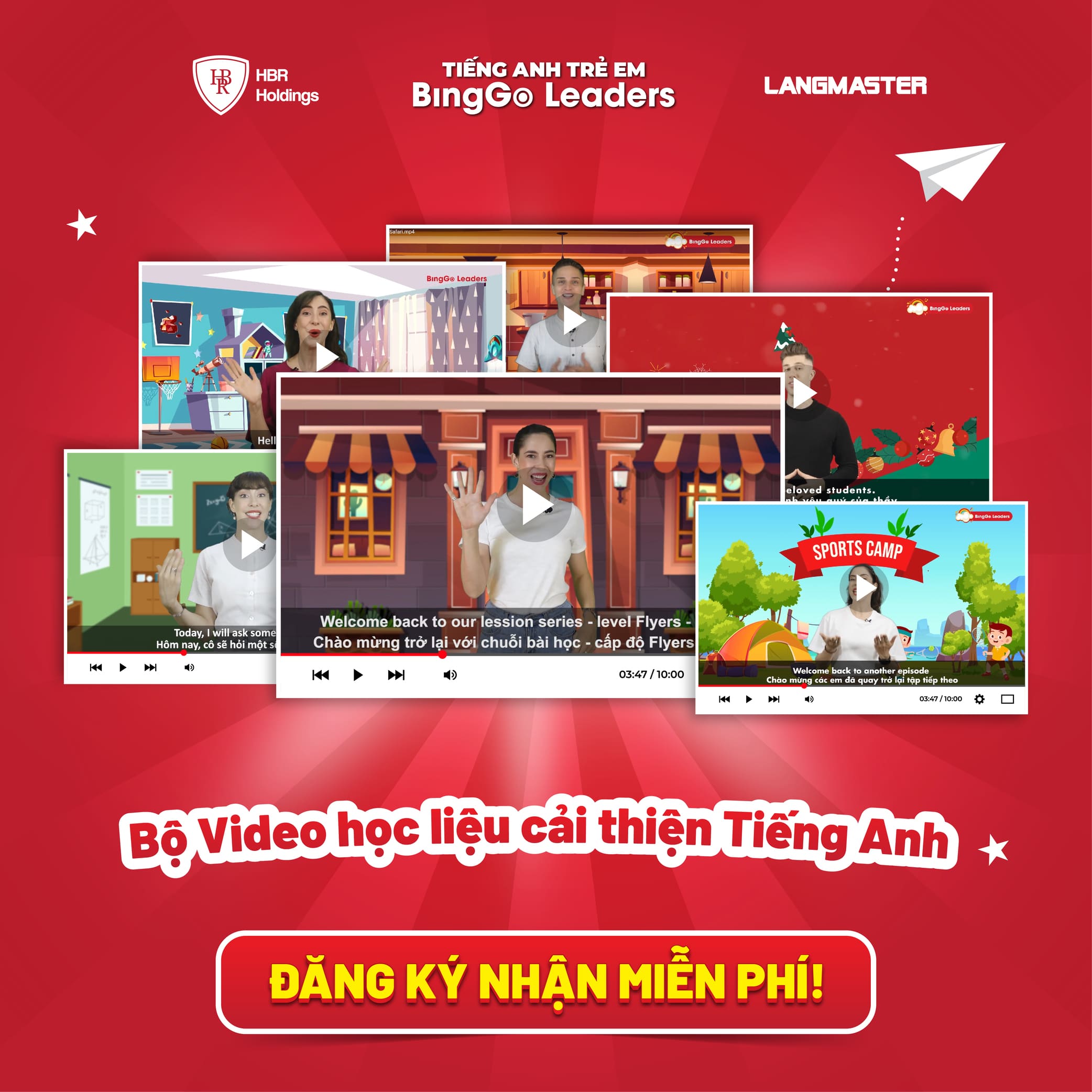 Bộ Video học liệu cải thiện tiếng Anh cho bé